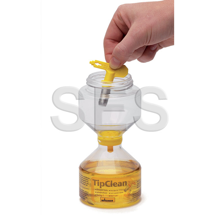 Wagner Hour Glass Tip Clean Storage Unit & Solution 200ml | eBay